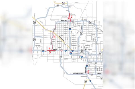 Phoenix Drivers Alert Weekend Freeway Closures For Adot Improvement