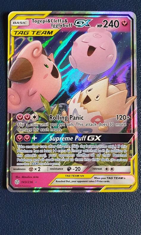 Pokemon Tcg Ptcg Togepi Cleffa Igglybuff Gx Hobbies And Toys Toys And Games On Carousell