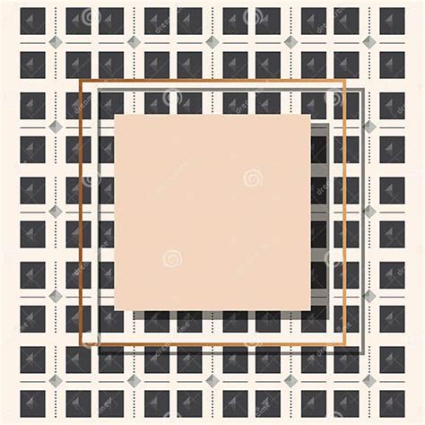 Square Frame Elegant Label Template Stock Illustration Illustration