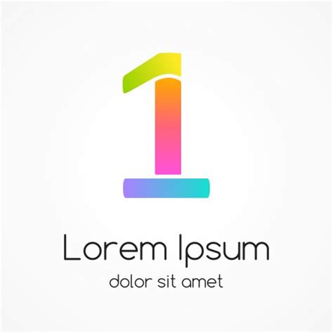Number 1 Logo Vector Images Over 5300