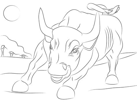 Dibujos De Toro Para Colorear Imprimir Para El Año Del Buey 2021