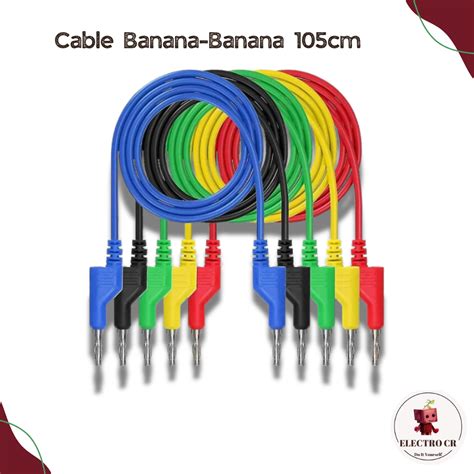 Cable Banana Banana Unidad 105cm Electro Cr