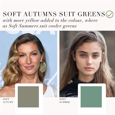 Soft Summer Vs Soft Autumn Colour Analysis Comparison 🖤⁠ ⁠