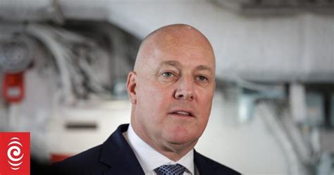 Prime Minister Christopher Luxon Responds To Attention On Wellington