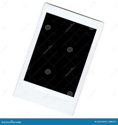 Realistic Polaroid Frame Photo Template Instant Photo Frame Isolated