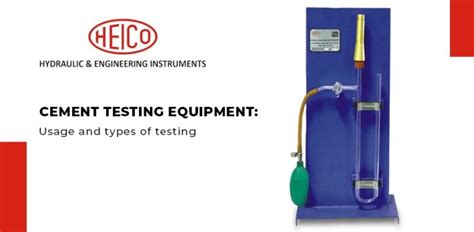 Types Of Cement Testing Use Of Cement Testing Equipment