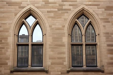 Premium Photo Double Islamic Windows With Decorative Bars