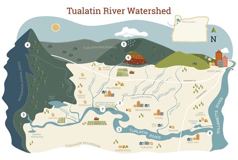 Tualitan Oregon River Map Hydromet Pacific Northwest Region Bureau