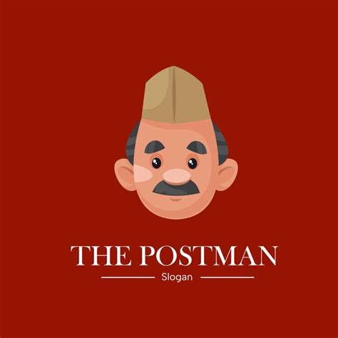 Premium Vector The Postman Vector Mascot Logo Template