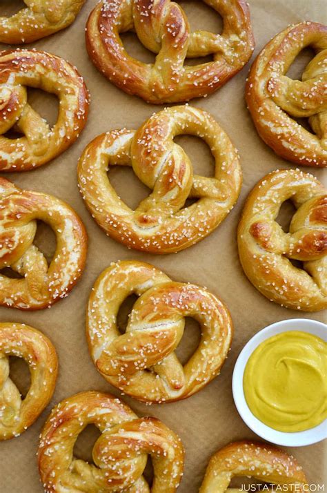 Easy Homemade Soft Pretzels Just A Taste