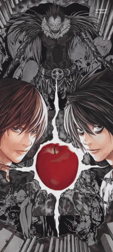 Death Note Lockscreens ˶ᵔᵕᵔ˶ ♡ ꒰ ⌕ ℓιҡε σɾ яє Tumbex