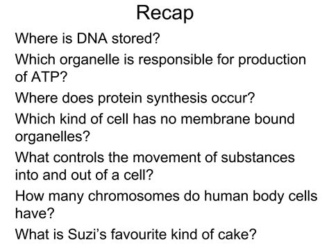 Cellspecialisation And Tissues 2020ppt