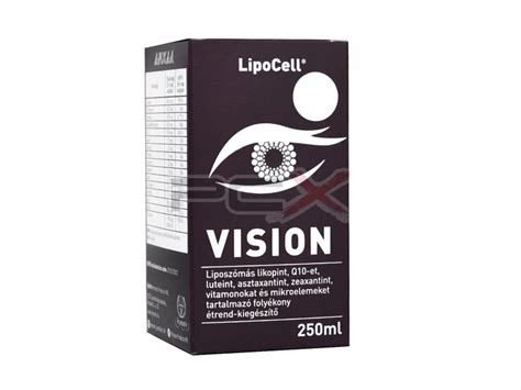 Lipocell Vision LiposzÓmÁs FolyÉkony Étrend KiegÉszÍtŐ 250ml Pcxhu