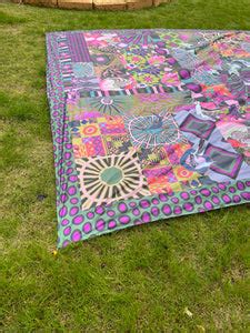 Giant Picnic Blanket Pink Lake Road Australia