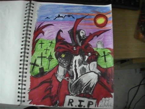 Spawn On Gravestone By Racoonondrugs On Deviantart