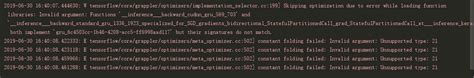 [tf2 0] skipping optimization due to error while loading function