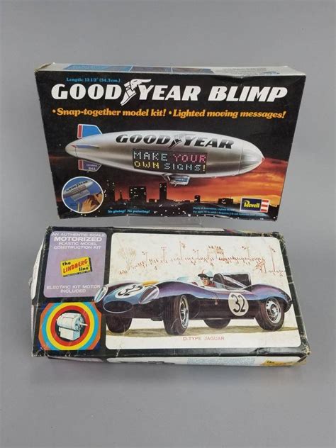 Good Year Blimp And Jaguar Model Kits Auction