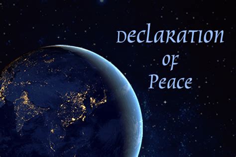 Declaration Of Peace Battlefieldearth