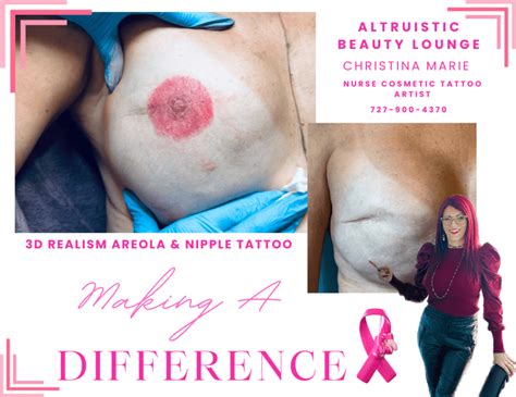 3d Areola Cosmetic Tattoo Artist Training Altruistic Beauty Academy