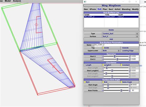 How To Define Control Surfaces