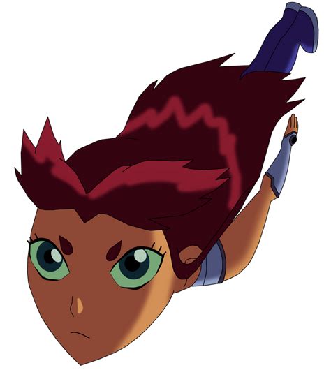 Starfire Flying Downward Heroic By Captainedwardteague On Deviantart