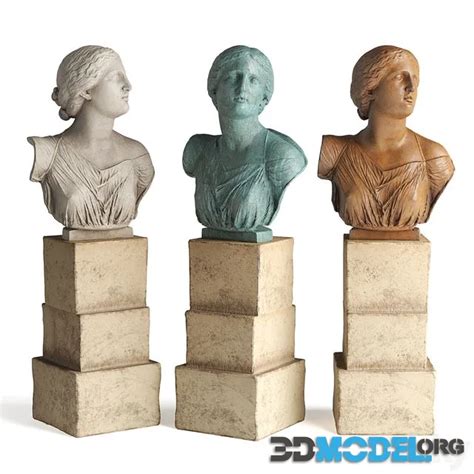 3d Model Bust Of Niobe