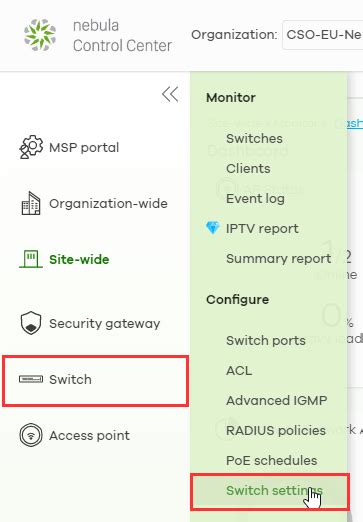 nebula debugging port mirroring and packet capturing zyxel support