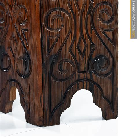 Witco Vintage Tiki Bar With Barstools By William Westenhaver