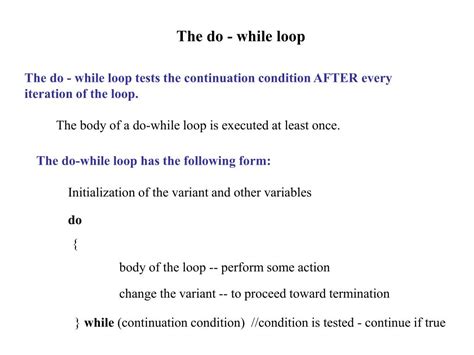 Ppt Understanding Iterative Statements In Java While Do While And