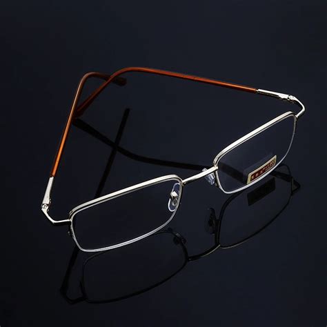 Real Glass Lens Reading Glasses Men Women Square Full Frame Reading