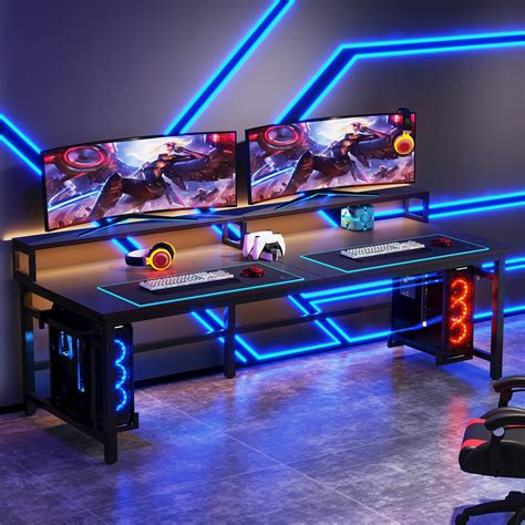 Gaming Desk 2 Person Double Gaming Desk Desks Youll Love Wayfair