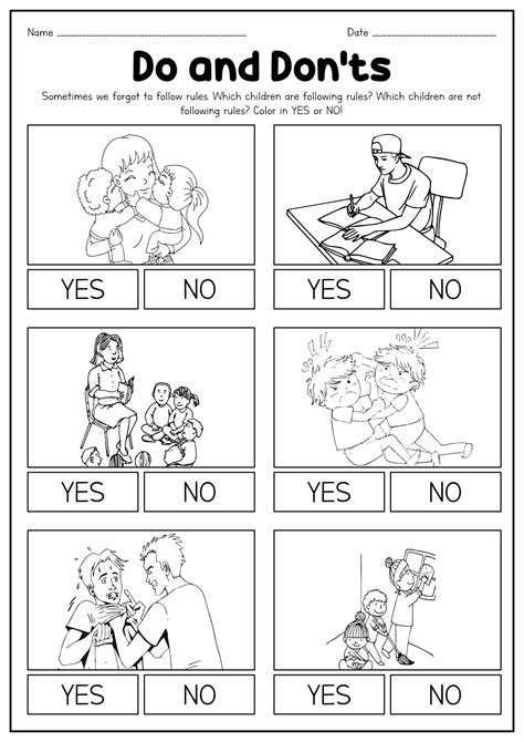 Kindergarten Classroom Rules Printable Using Technology