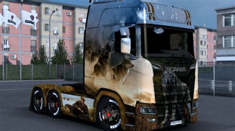 Scania Wolf Skin Ets2 Mods