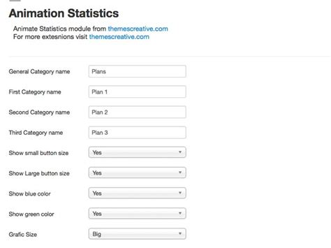 Animate Statistics