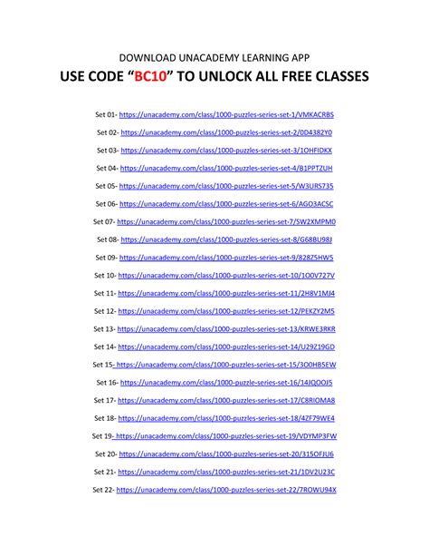 ankush lamba 1000 puzzle download unacademy learning app use code