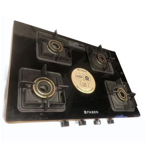 Faber Hob Cooktop Prince Plus 4bb Bk Gas Stove Glass At ₹ 13500piece