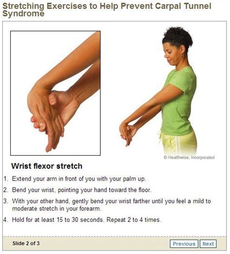 Hand Stretches For Carpal Tunnel