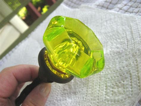 Uranium Glass Knobs At Carmen Holbrook Blog