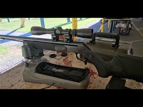 How to fast load Muzzleloader rifle, CVA OptimaA, 50cal, 50 and 100 yard accuracy. - YouTube
