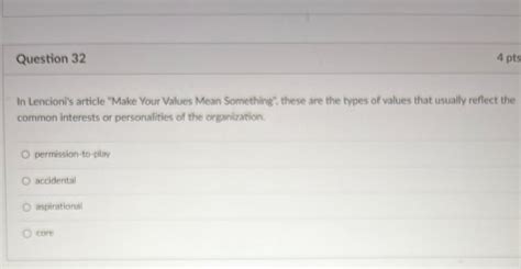Solved Question 324 ﻿ptsin Lencionis Article Make Your