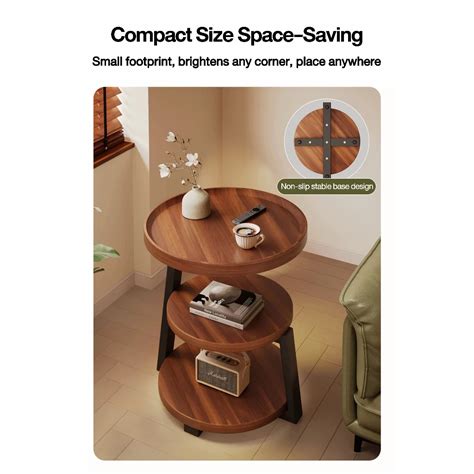 Nordic Coffee Table 3 Layer Table Corners Small Table Living Room Sofa Small Round Side Table