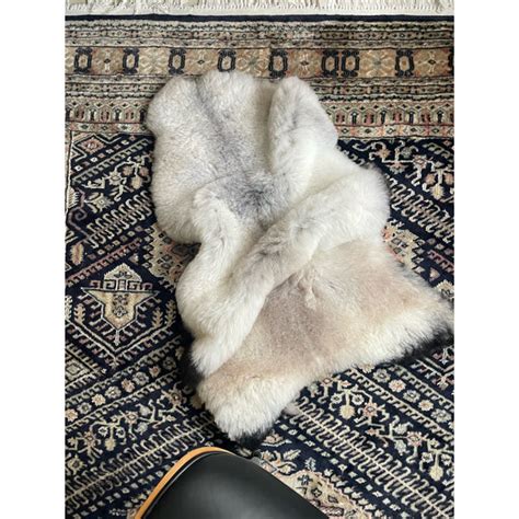 Icelandic Shorn Sheepskin Natural Grey Sourceress