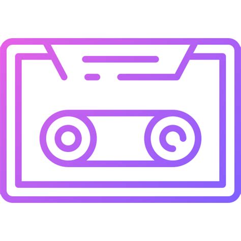 Cassette Good Ware Gradient Icon