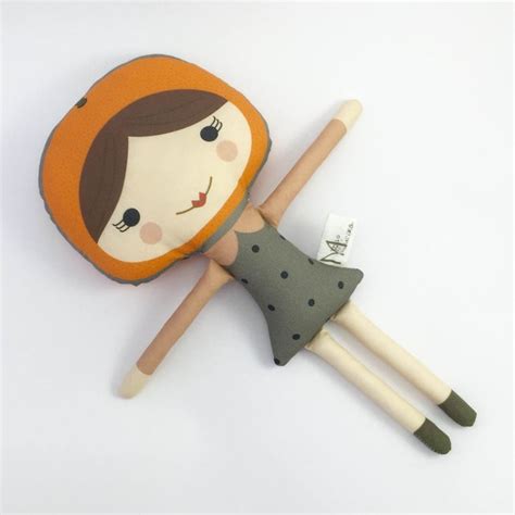 Clementine Orange Girl Stuffed Toy Fruit Doll Handmade Etsy Dolls Handmade Handmade Toys