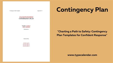 Free Printable Contingency Plan Templates [excel Word Pdf] For Schools
