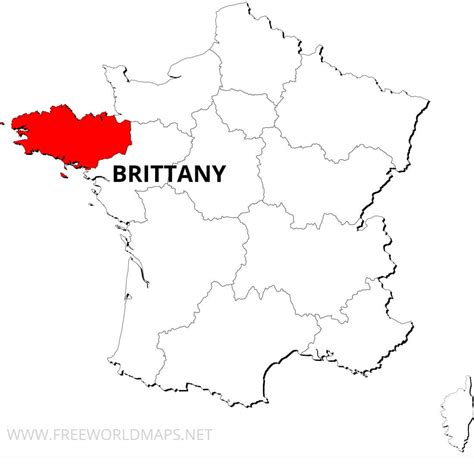 Map Of France Brittany Brittany Official Language Qrmm