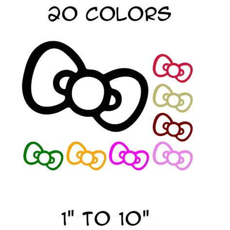 Printable Hello Kitty Bow