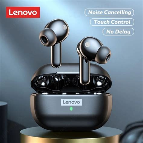 Jual Lenovo LP S True Wireless Bluetooth Earphone TWS Noise Reduction Shopee Indonesia