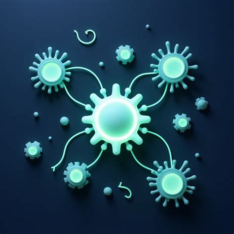 Free Geometric Pathogen Network Image Pathogen Virus Bacterial