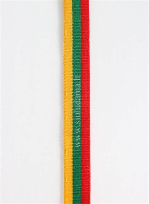 Trispalvė Juostelė Lietuvos Vėliava Siūlų Dama